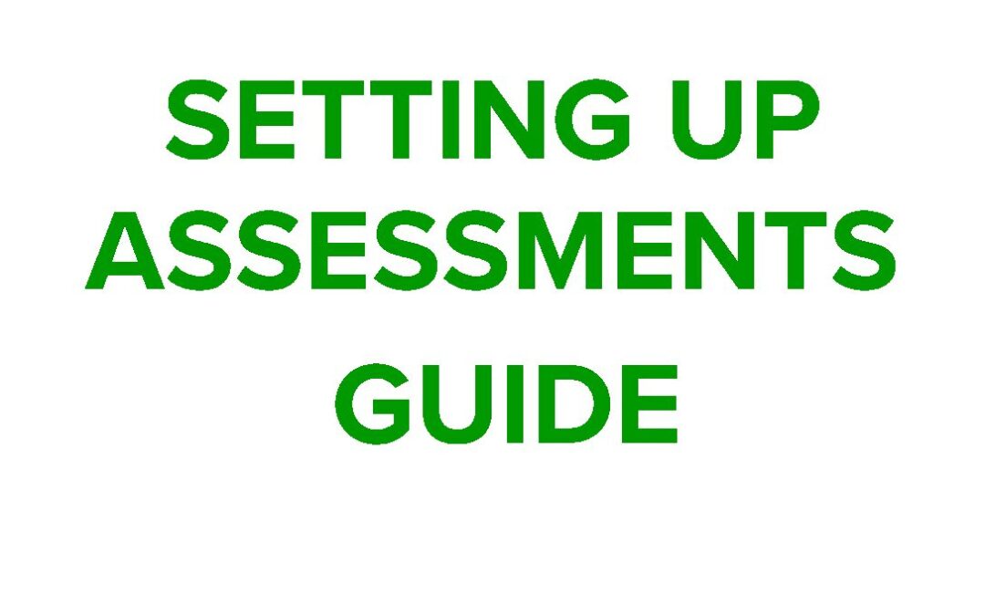 Arbor Guide - Assessment Setup - BDSIP